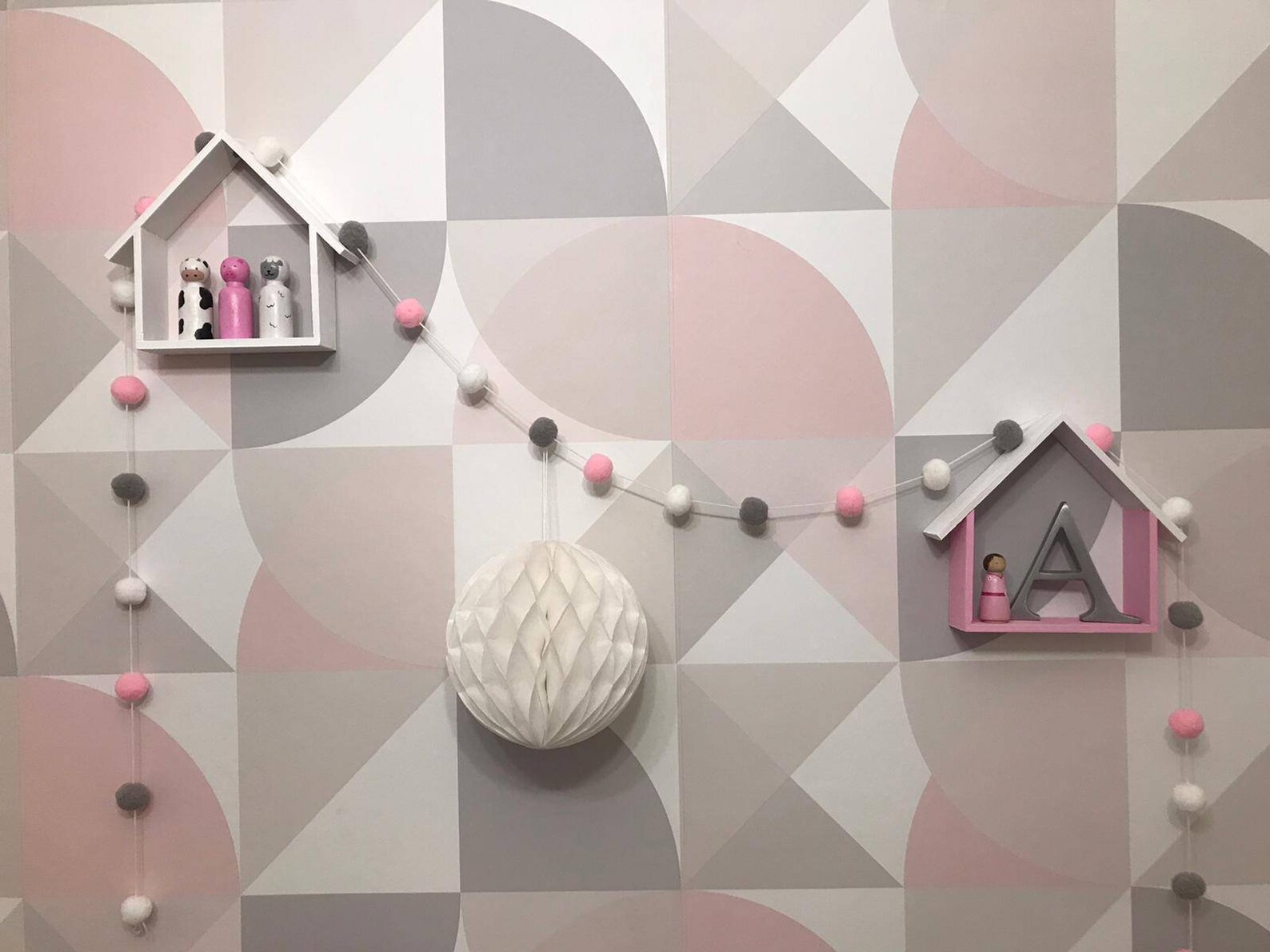 House Shaped Shelf House Frame Wooden House Shelf Room - Etsy UK