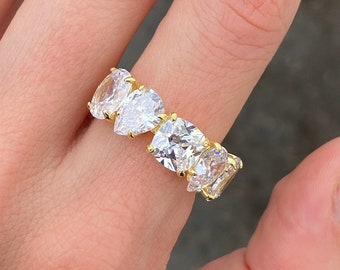 Double Stone Ring | Etsy