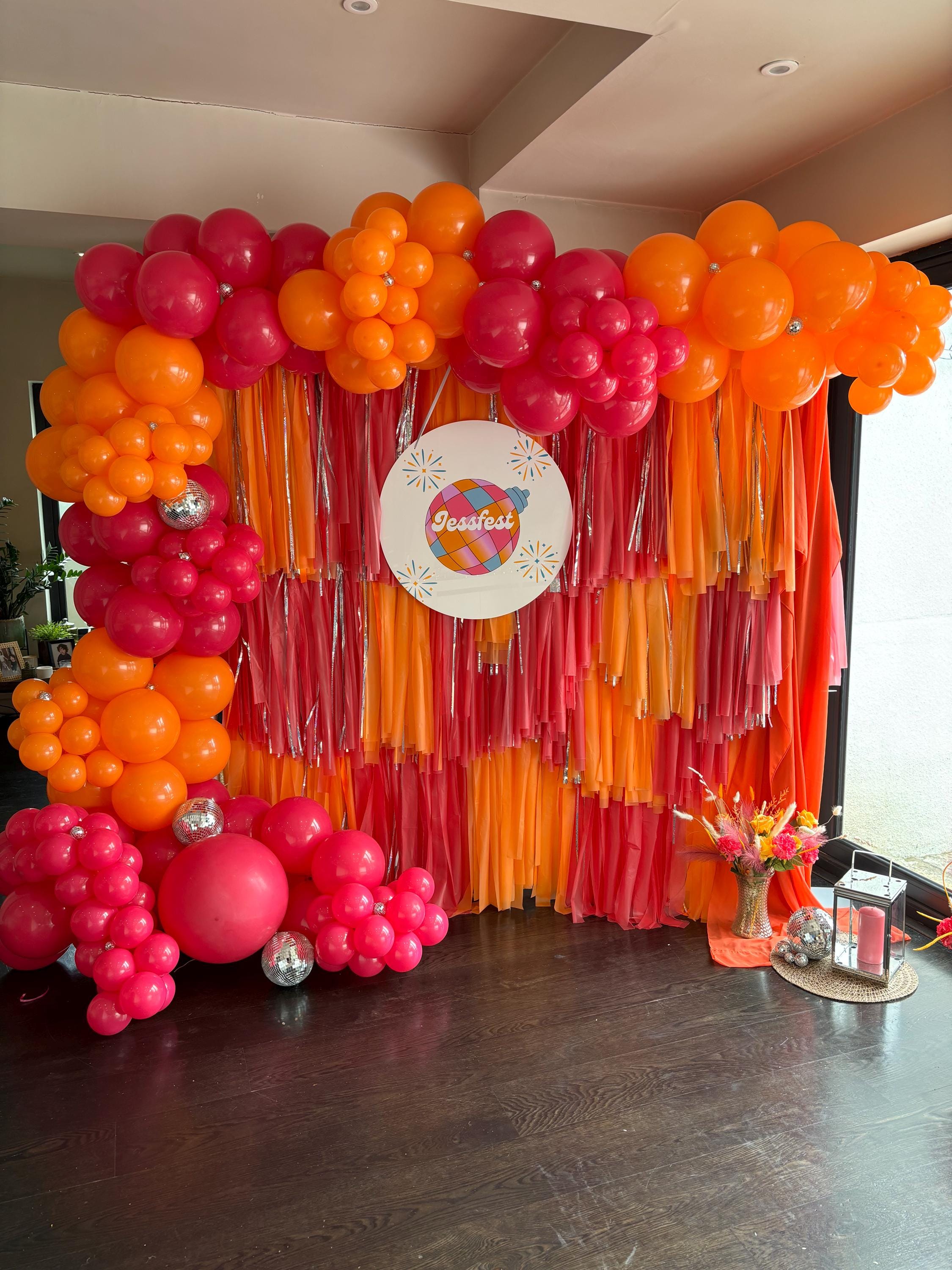 Fringe Backdrop,streamer Backdrop, Hen Party, Festival Themed Backdrop ...