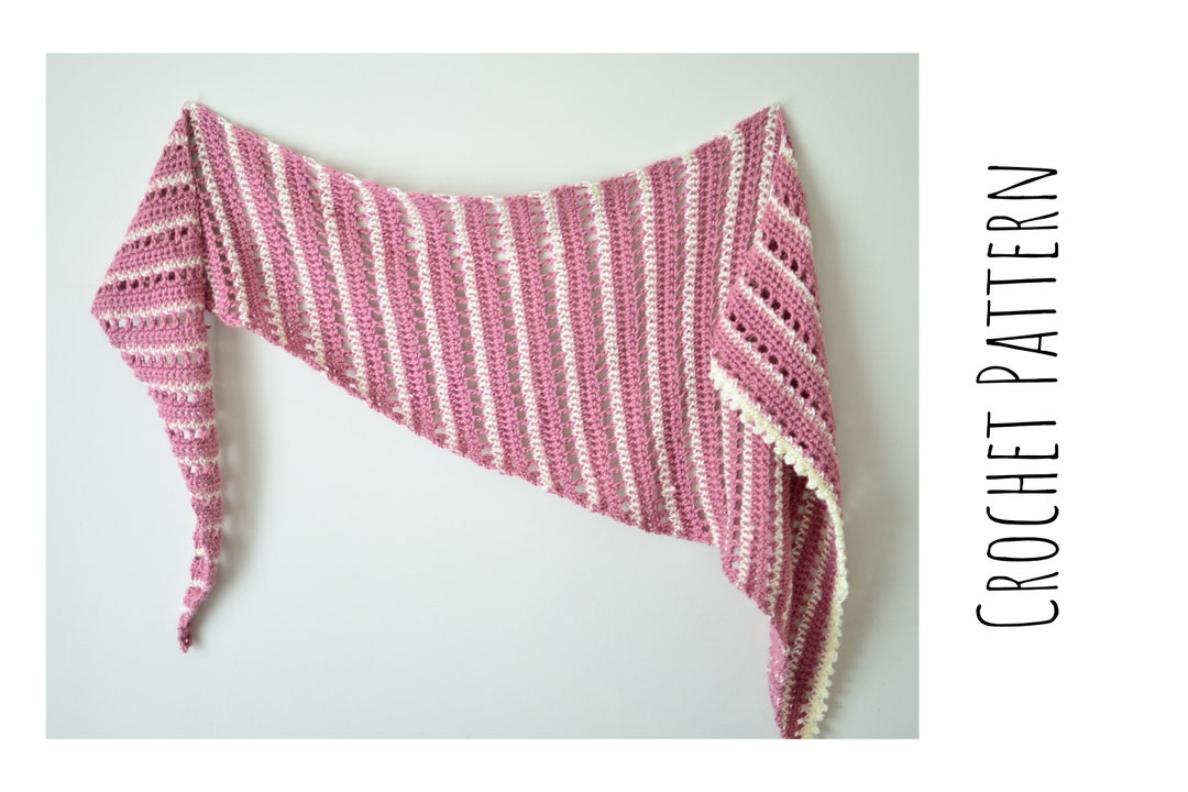 Asymmetrical Crochet Pattern - the Vino Shawl Wrap Pattern - Modern ...