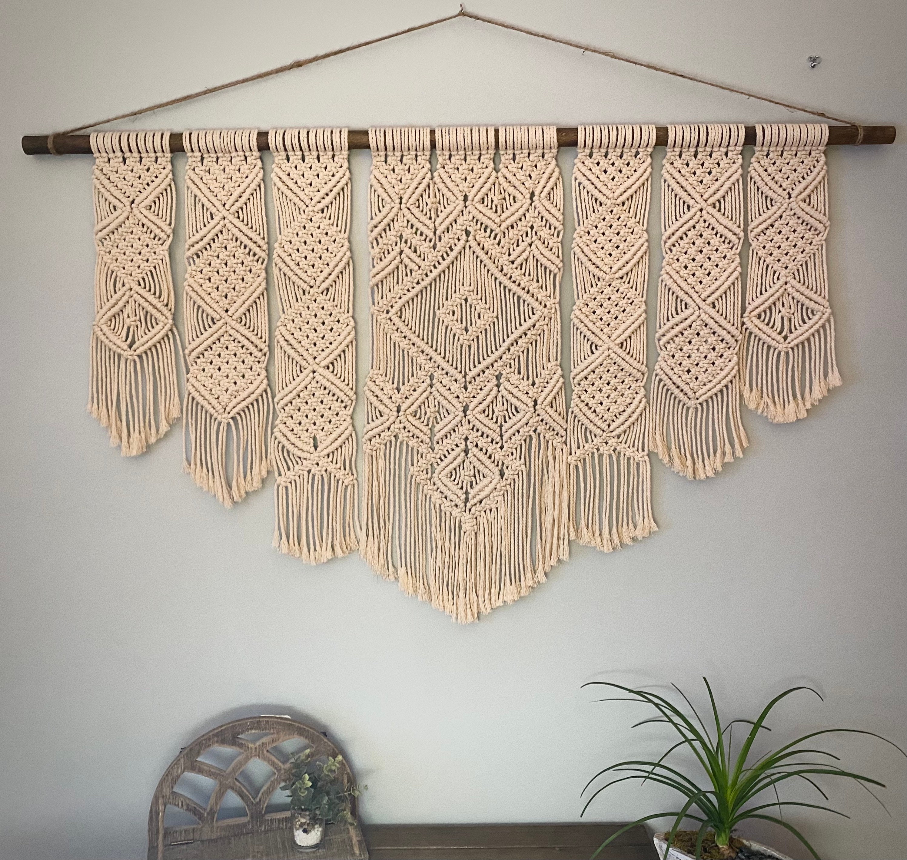 Handmade macrame wall hanging | Etsy