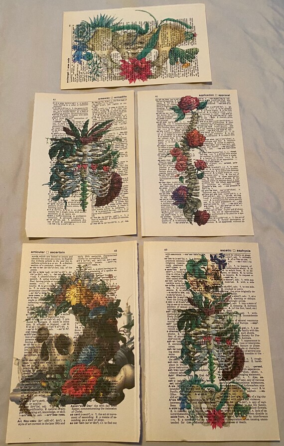Anatomy Themed Dictionary Prints | Etsy