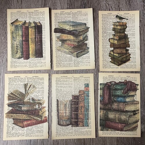 Book Themed Dictionary Prints - Etsy