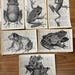 Set of 6 Frog Themed Dictionary Prints - Etsy