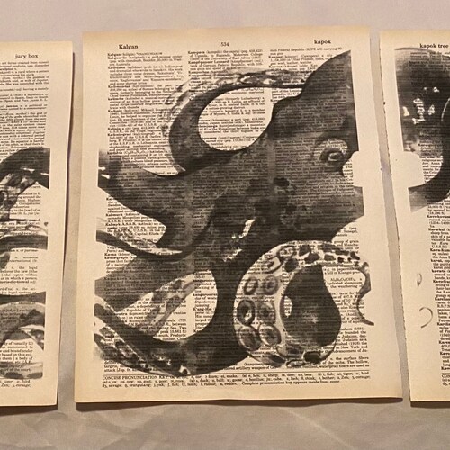 Flower Themed Dictionary Prints - Etsy