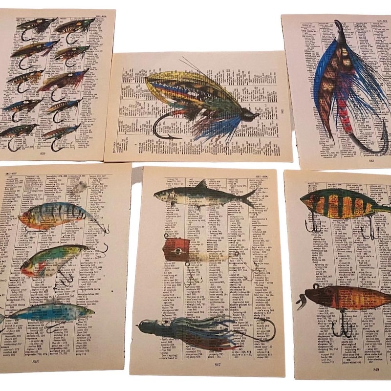 Fishing Lure Art - Etsy