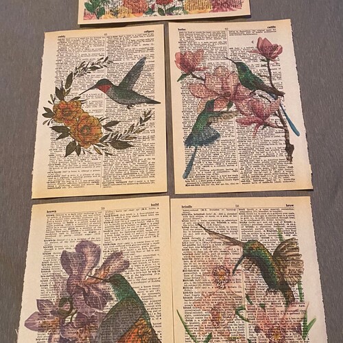 Bee Themed Dictionary Prints - Etsy
