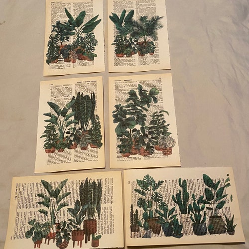 Mountain Landscape Themed Dictionary Prints - Etsy