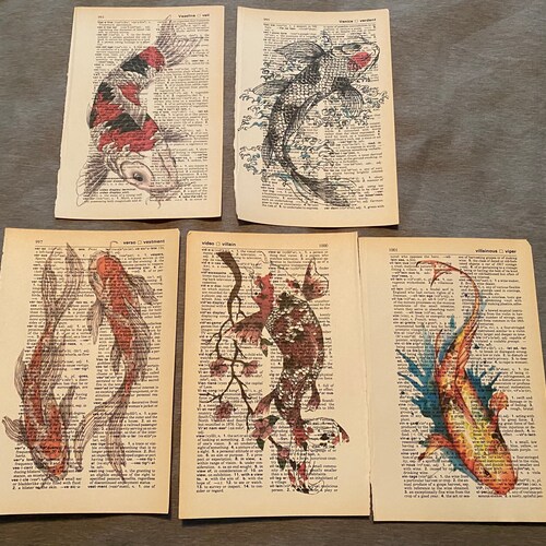 Fox Themed Dictionary Prints - Etsy