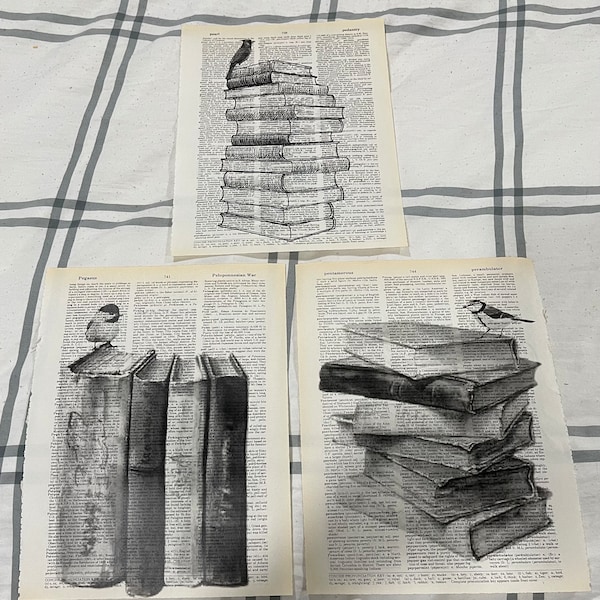 Dictionary Book Page - Etsy