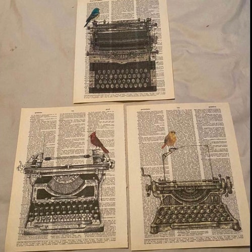 Fox Themed Dictionary Prints - Etsy