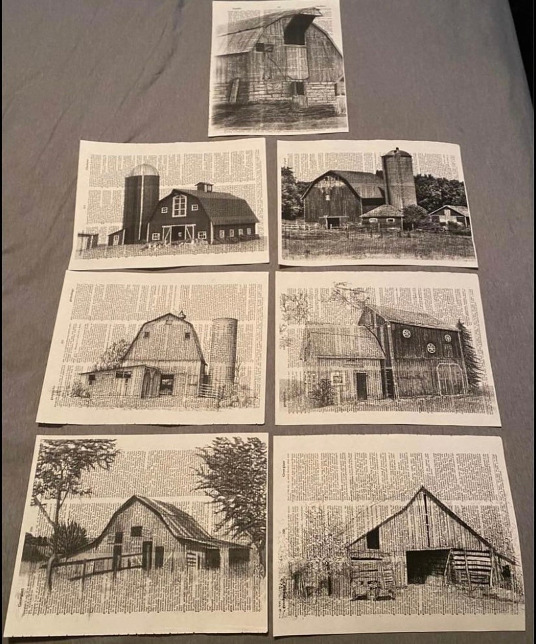 Farm Barn Themed Dictionary Prints - Etsy