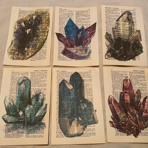 Wildflower Themed Dictionary Prints - Etsy