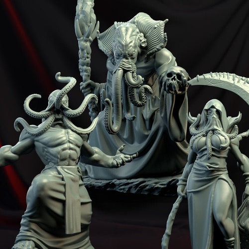 Githzerai Grand Monk Miniature for Dungeons and Dragons - Etsy