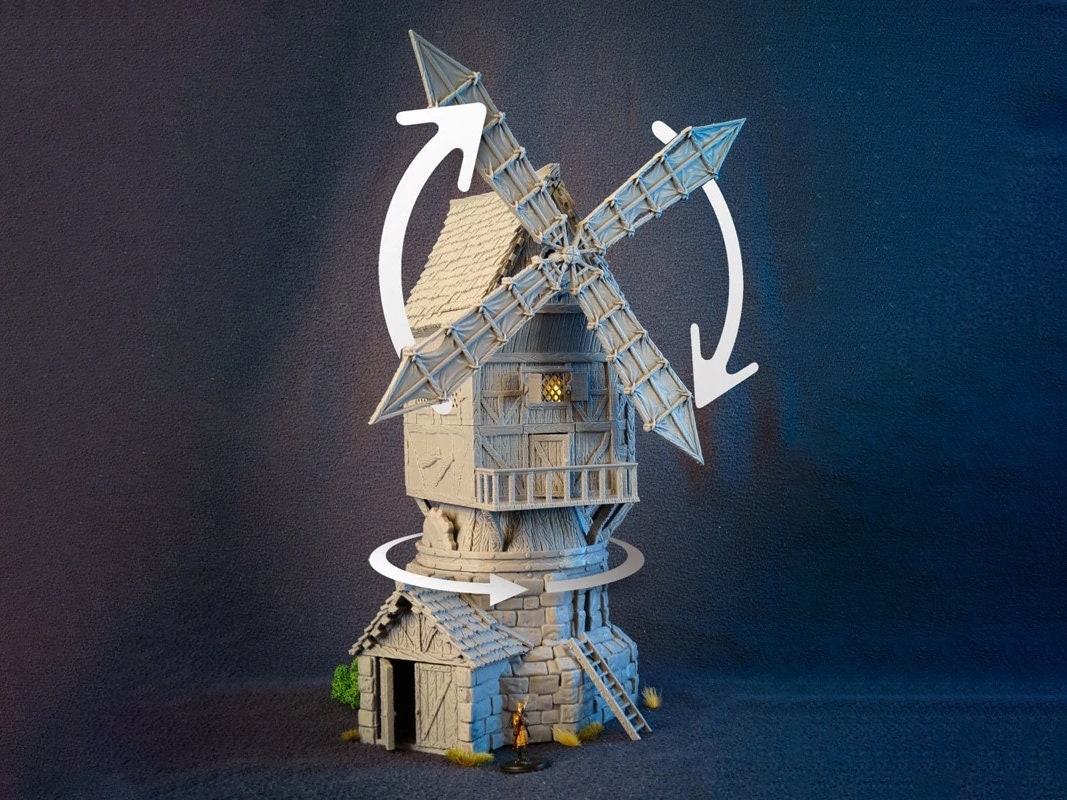 Medieval Windmill Interior