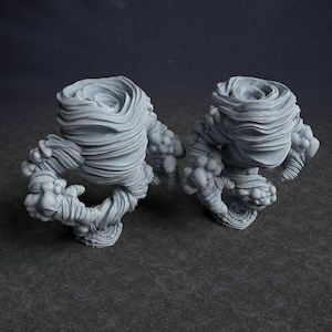 2 Air Elemental Resin Miniatures. Perfect for D&D Dungeons and Dragons ...