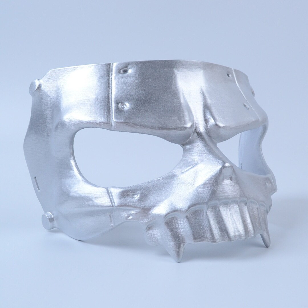 Cyberpunk Robot Skull Mask Futuristic 3D Printed Costume Prop - Etsy
