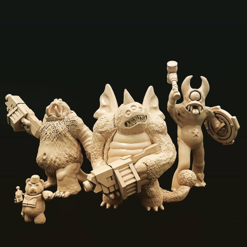 Urzan Liberty Corps: People Eaters Resin Miniatures - Etsy