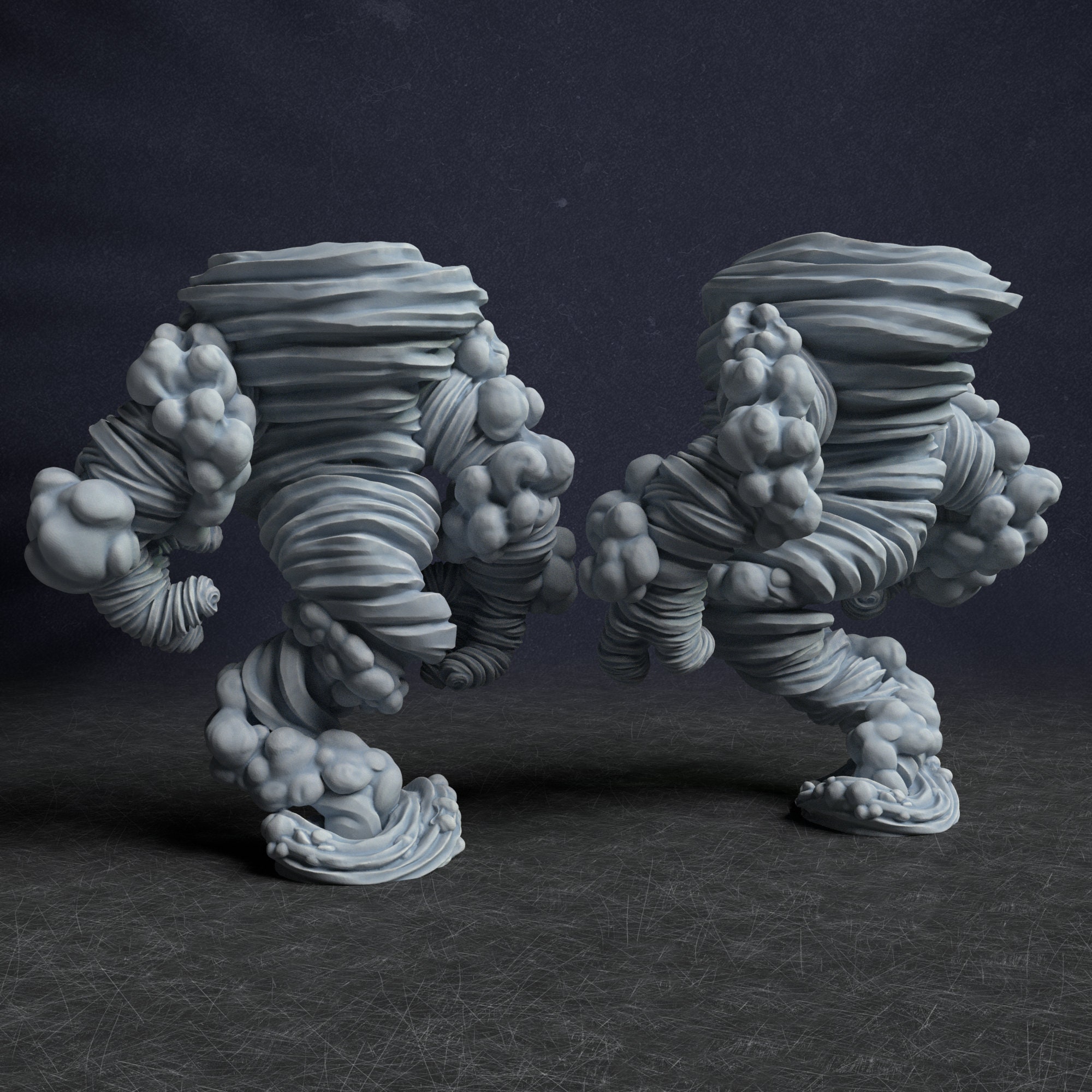 2 Air Elemental Resin Miniatures. Perfect for D&D Dungeons and - Etsy