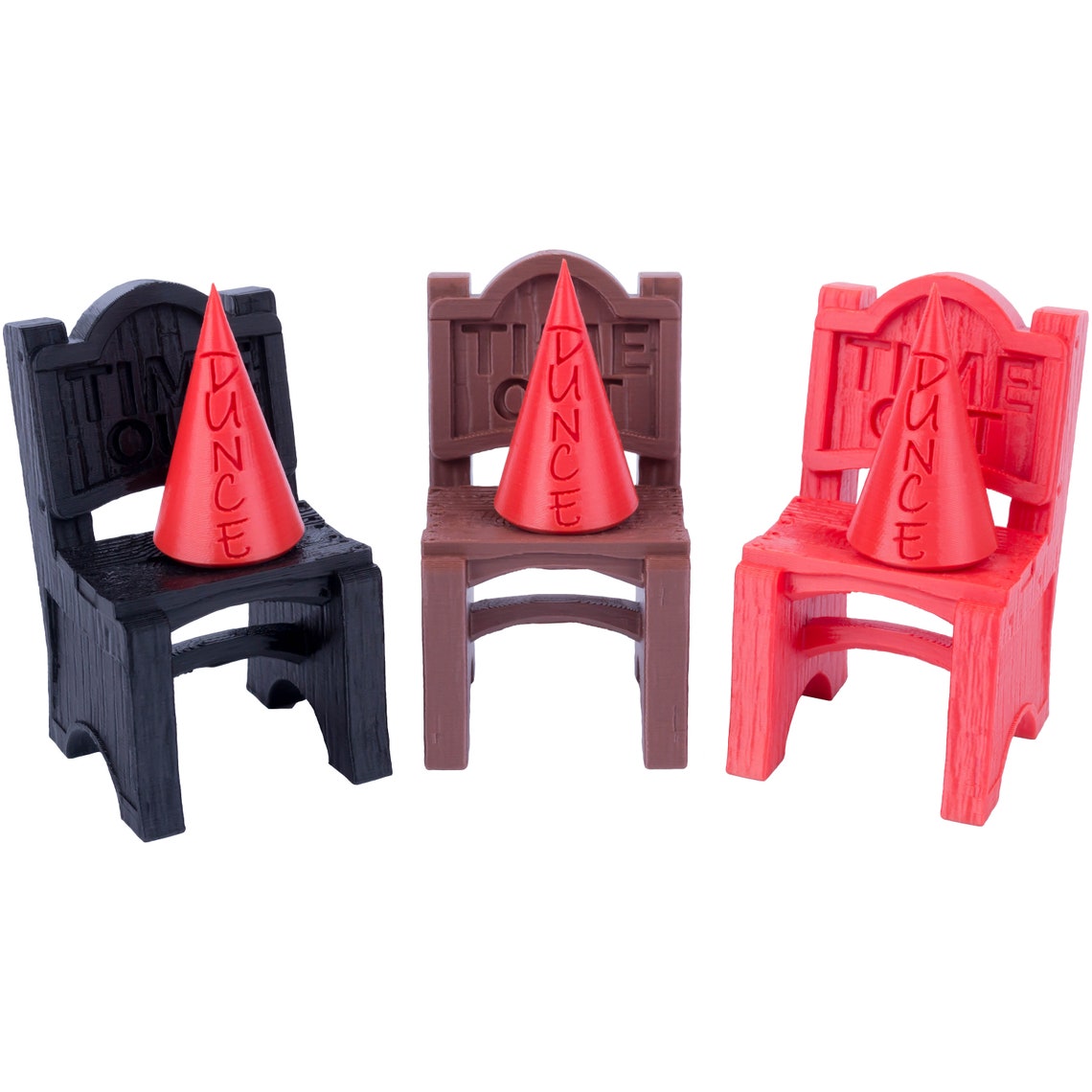Chair of Shame With a Dunce Cap Time Out Chair Dice Jail for - Etsy