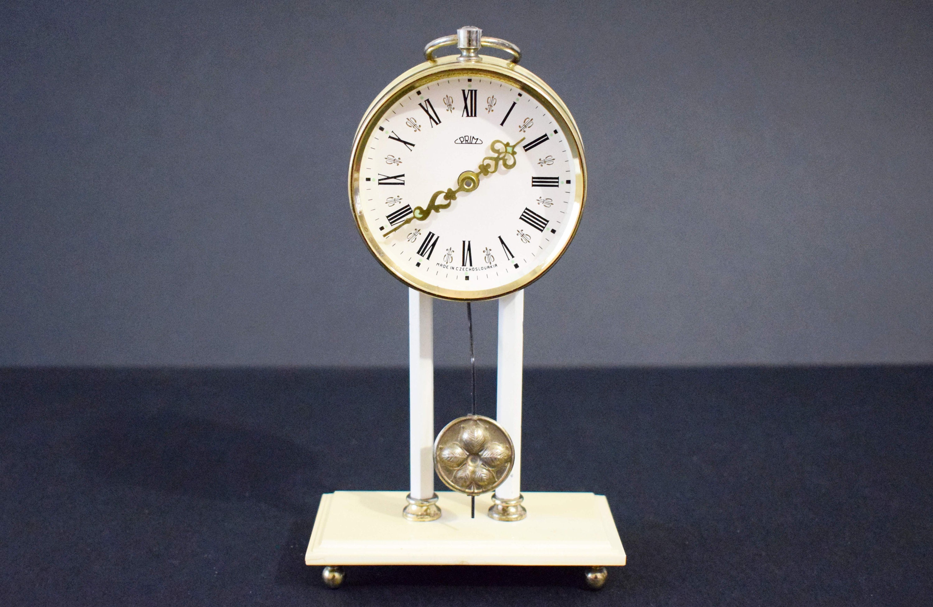 Vintage PRIM Clock, Pendulum Wind up Clock, PRIM Mechanical Clock, Old ...