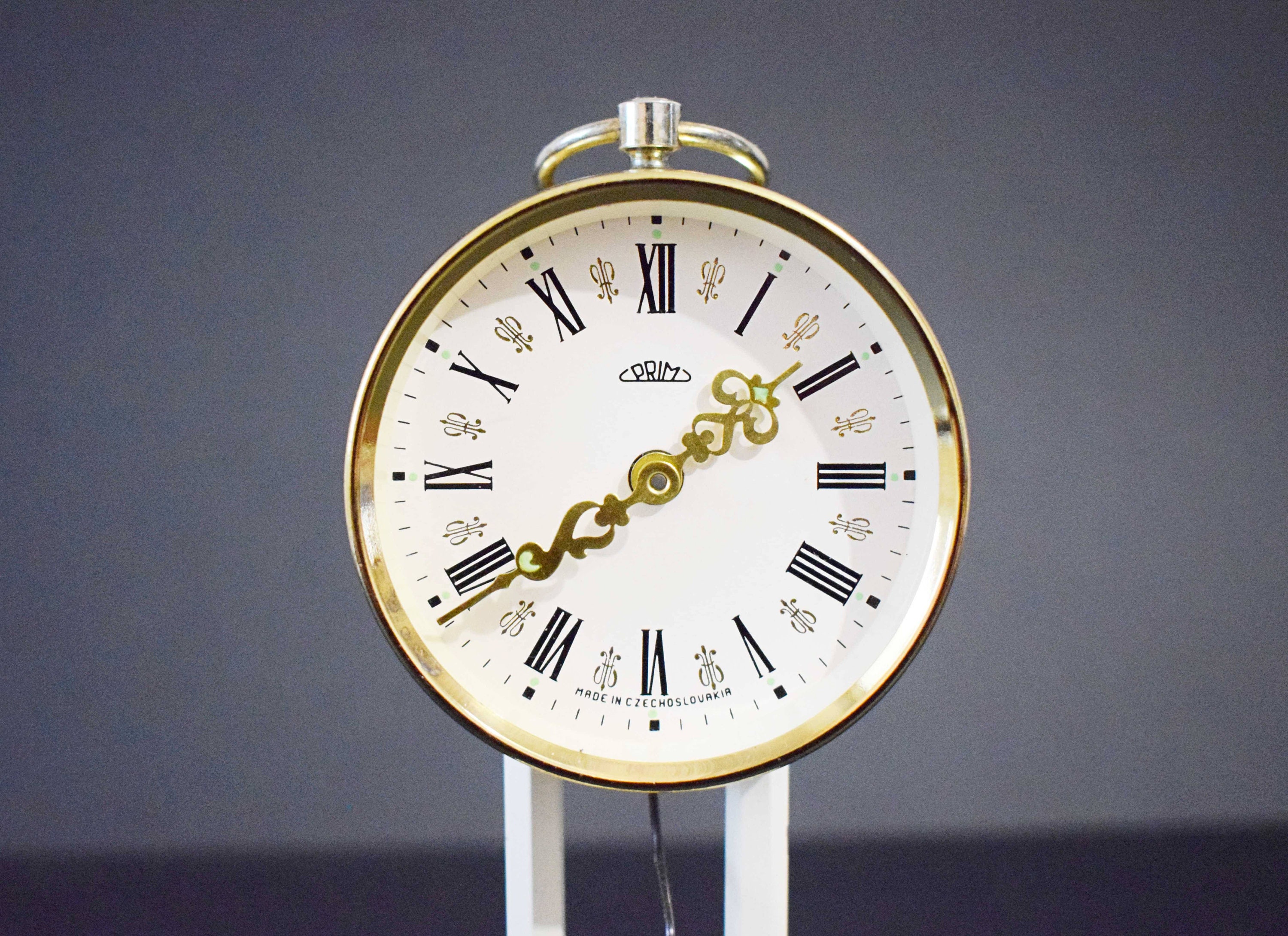 Vintage PRIM Clock, Pendulum Wind up Clock, PRIM Mechanical Clock, Old ...