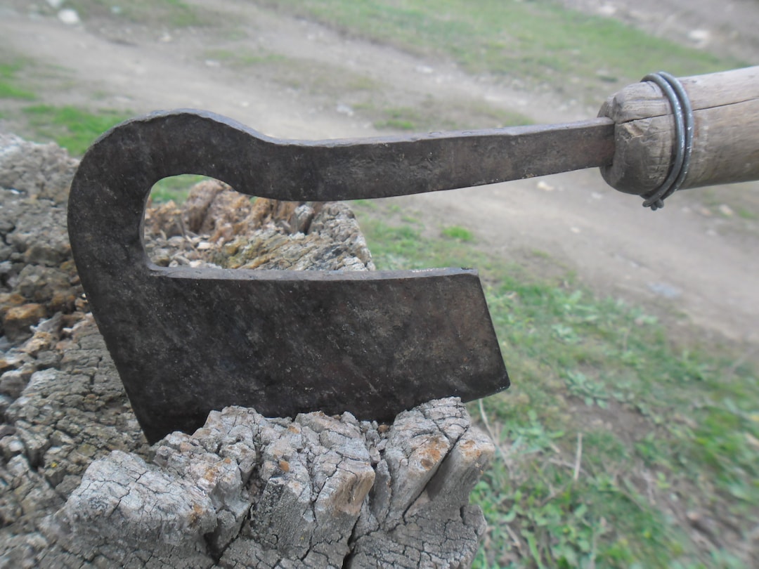 Vintage Meat Cleaver Hand Forged Axe Antique Butcher Knife - Etsy