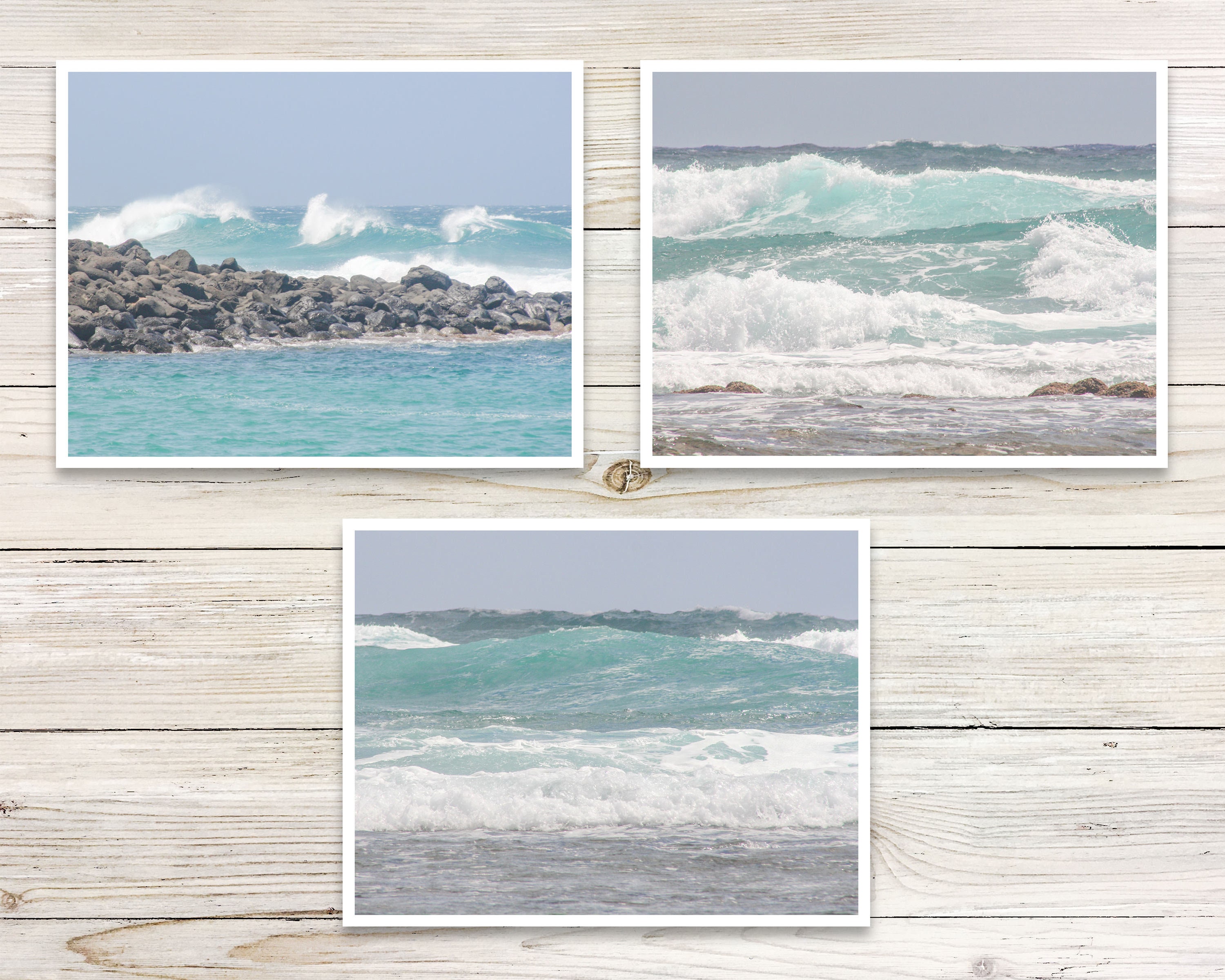Ocean Waves Note Cards (set of 6), Ocean Waves Notecards, Photo Note ...