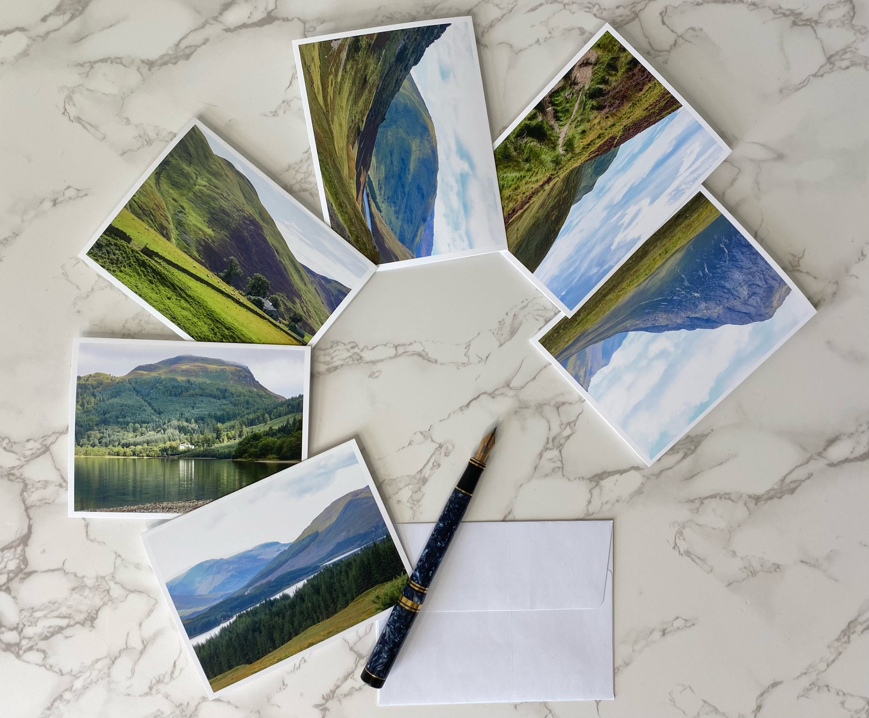 Scottish Highlands Note Cards (set of 6), Travel Notecards, Highlands ...