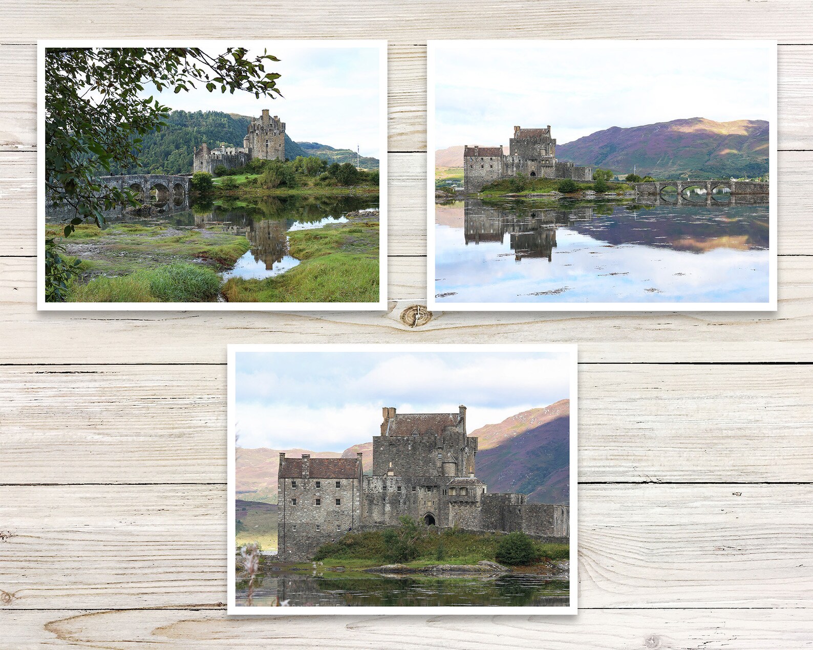 Scottish Castle Note Cards (set of 6), Travel Notecards, Eilean Donan ...