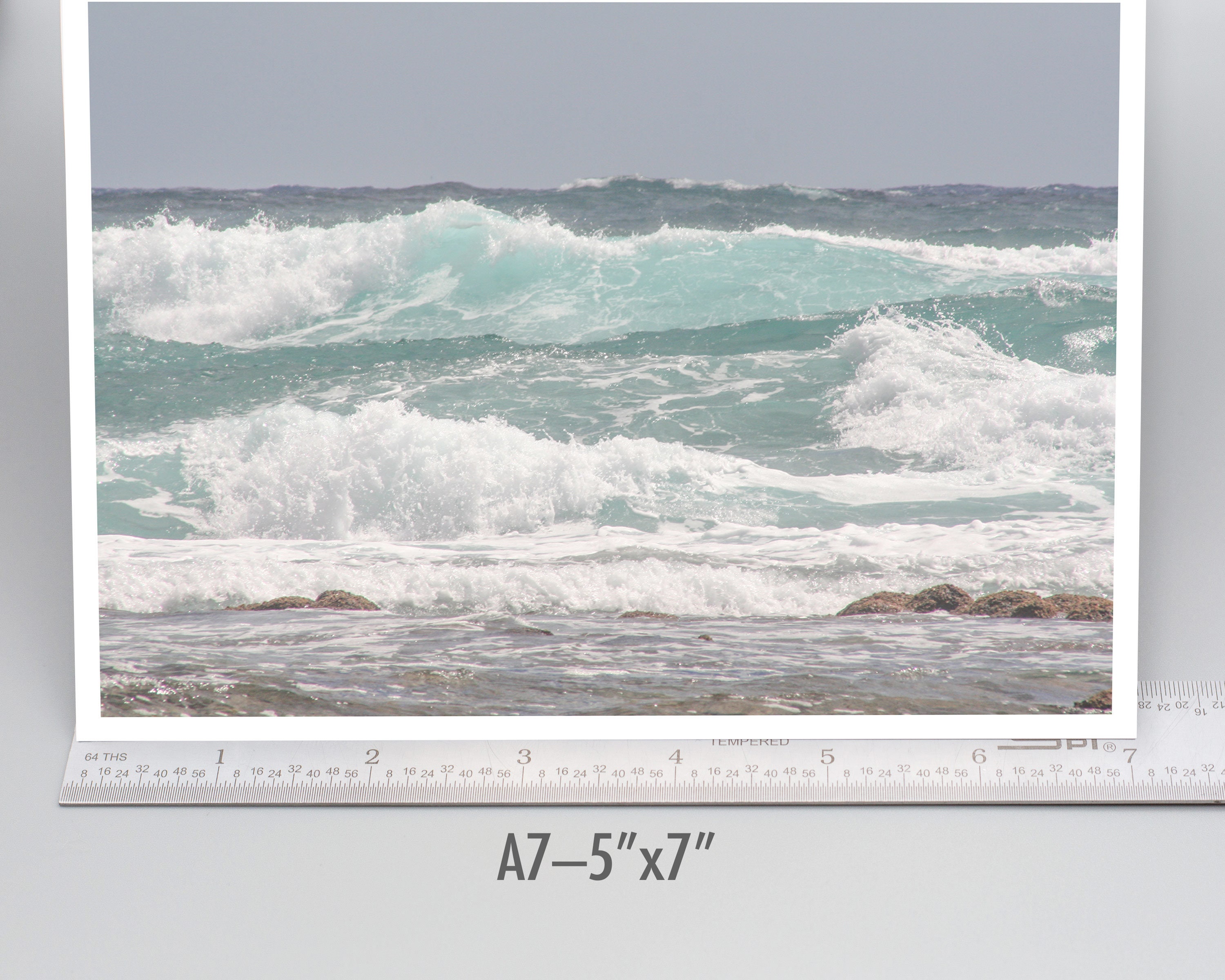 Waves Greeting Card, Ocean Greeting Card, Beach Scene Card, Card With ...