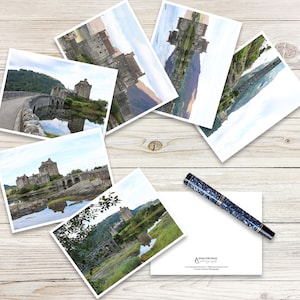 Scottish Castle Note Cards (set of 6), Travel Notecards, Eilean Donan ...
