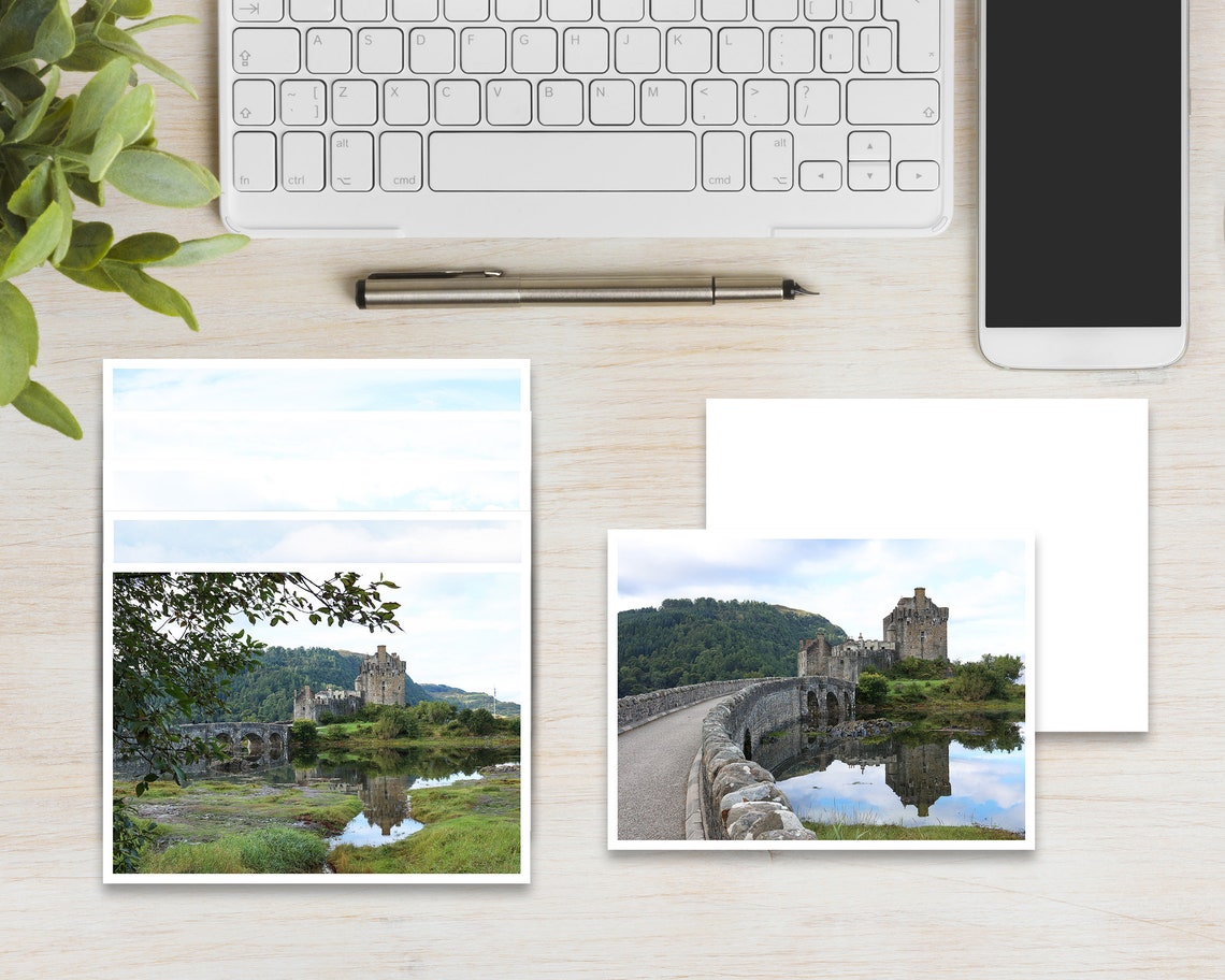 Scottish Castle Note Cards (set of 6), Travel Notecards, Eilean Donan ...