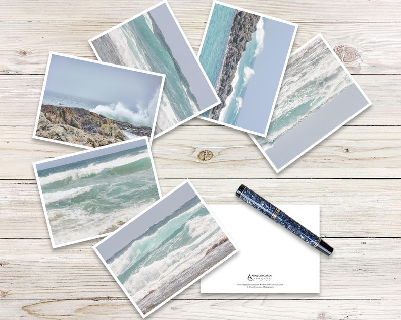 Ocean Waves Note Cards (set of 6), Ocean Waves Notecards, Photo Note ...