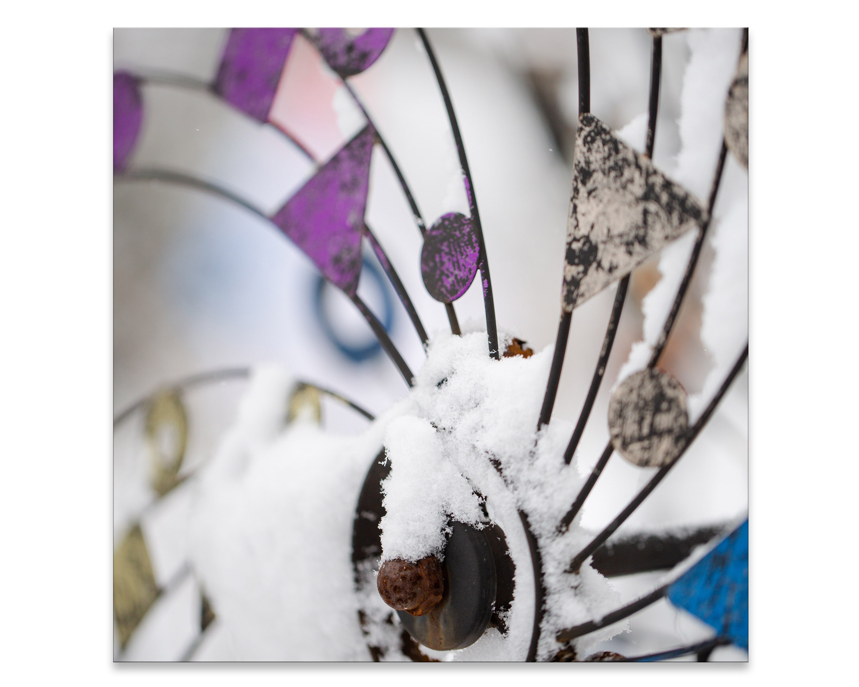 Wintery Wind Spinner Gallery Wall Collage set of 3 Photo Prints, Wall ...