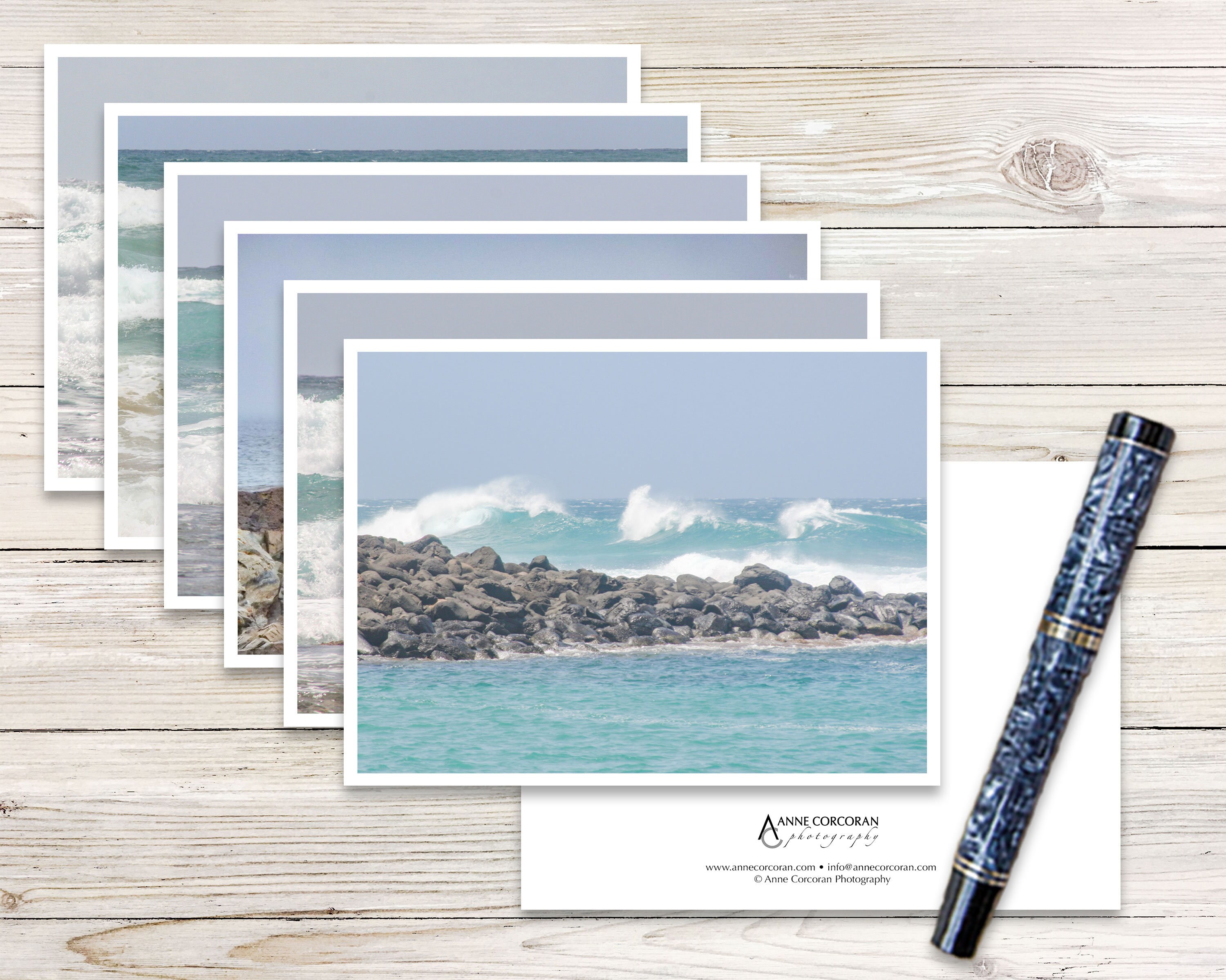 Ocean Waves Note Cards (set of 6), Ocean Waves Notecards, Photo Note ...