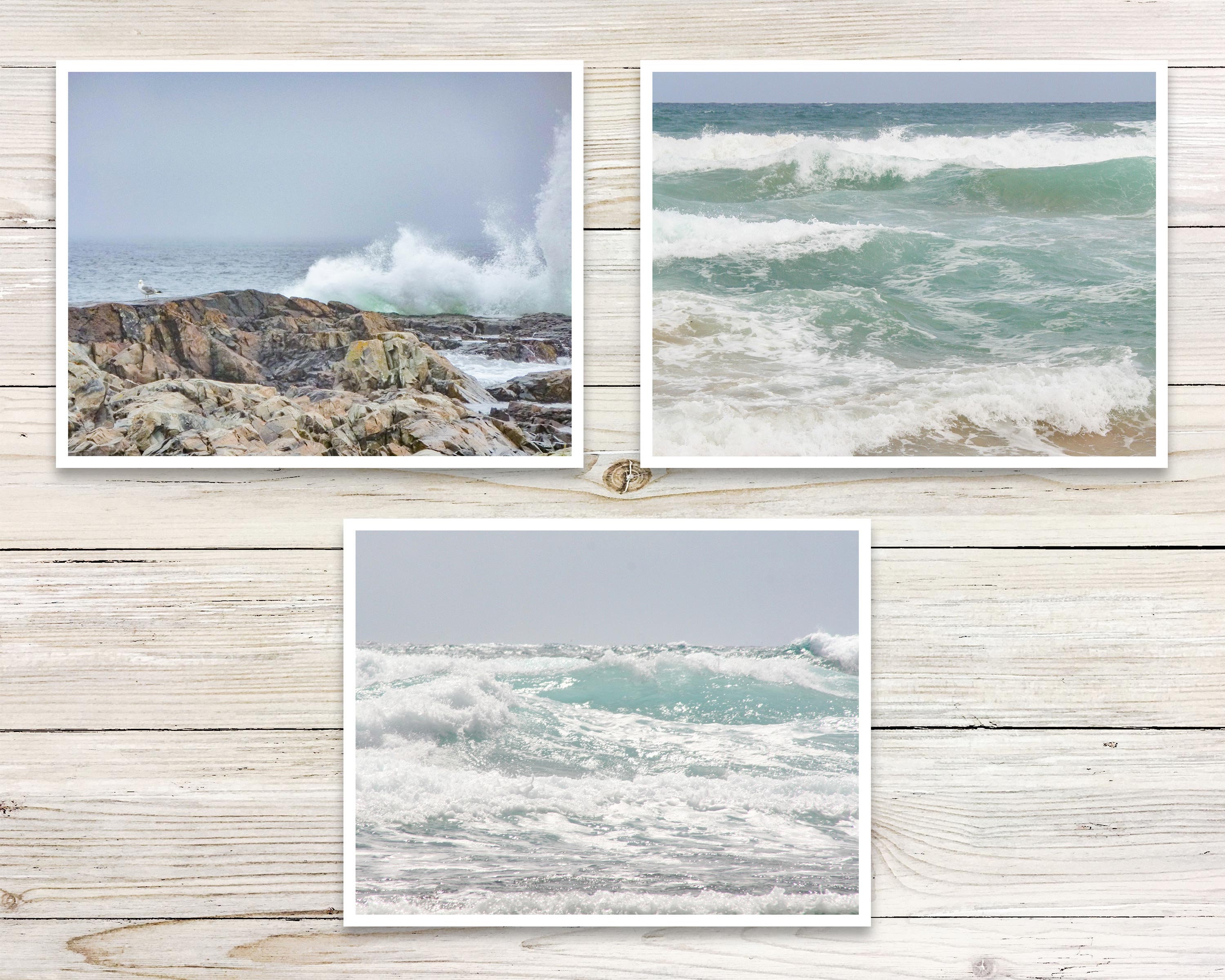 Ocean Waves Note Cards (set of 6), Ocean Waves Notecards, Photo Note ...
