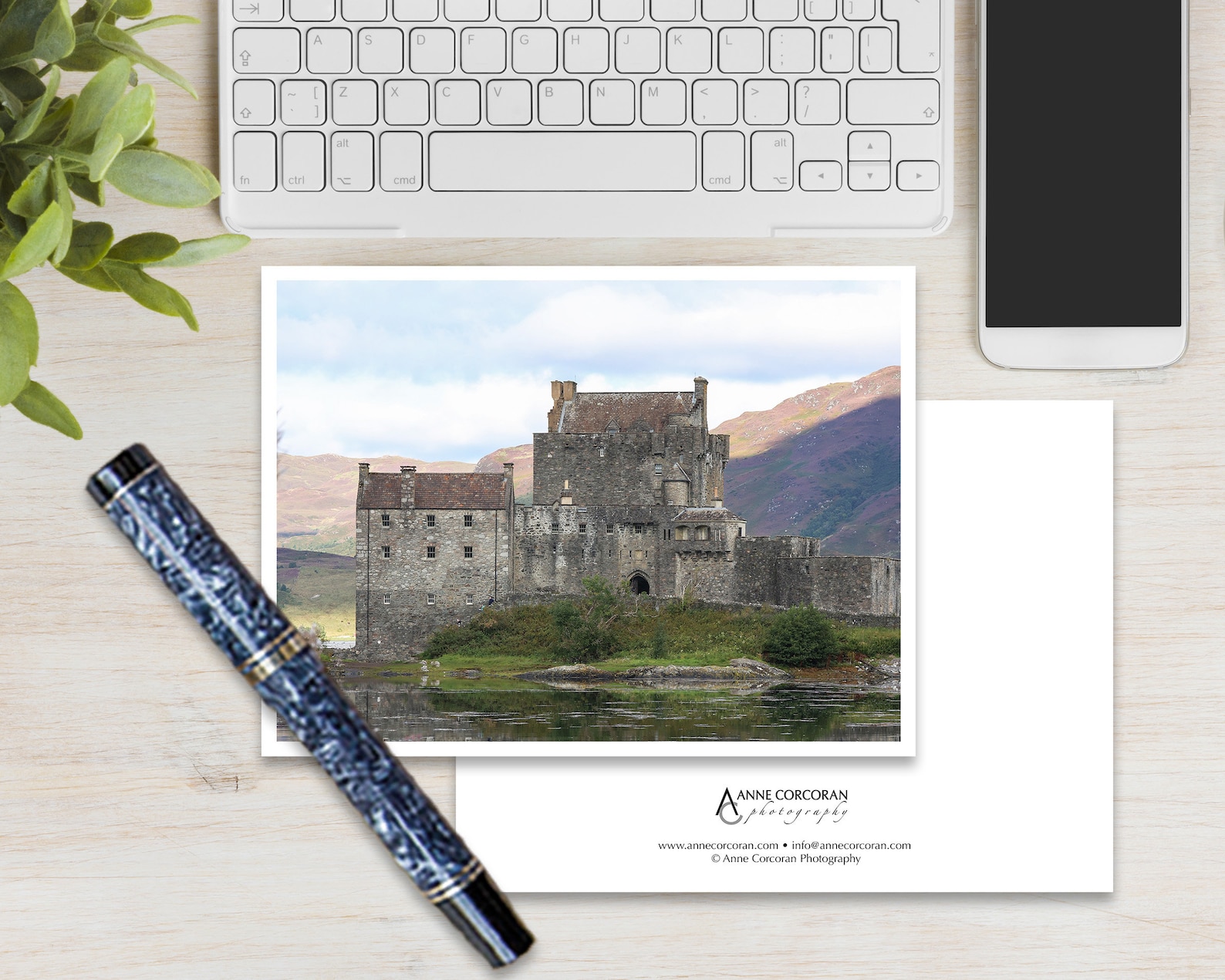 Scottish Castle Note Cards (set of 6), Travel Notecards, Eilean Donan ...