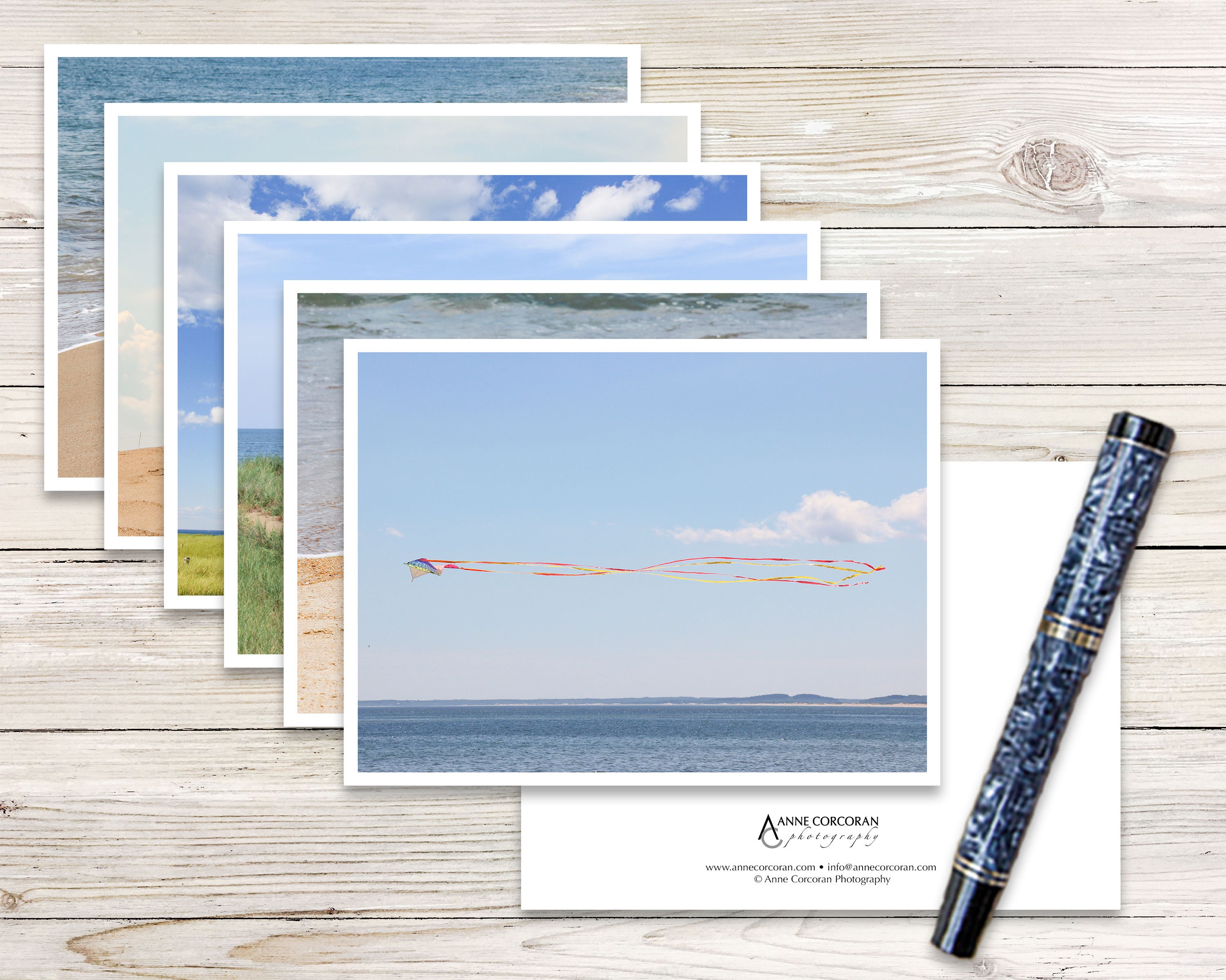 Beach Note Cards Set of 6 Beach Notecards Photo Note | Etsy