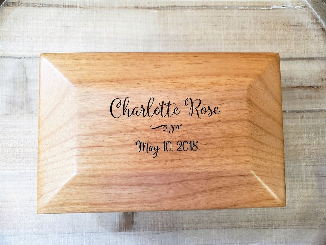 Personalized Name Gift Box Keepsake Box With Name Jewelry - Etsy