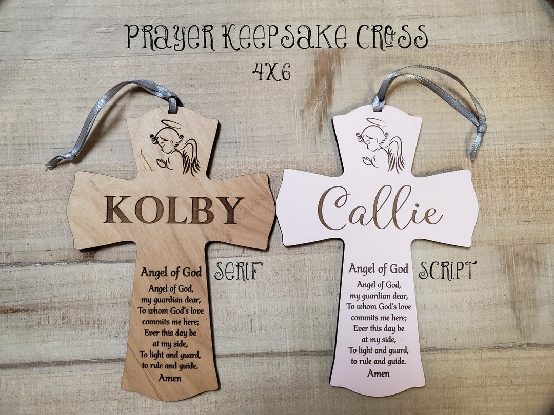 Prayer Cross, Baby Cross, Baby Prayer Cross, Angel of God Prayer ...