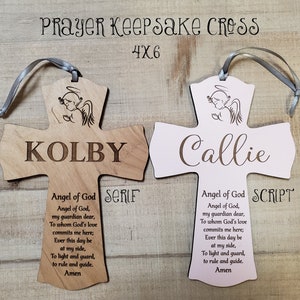 Prayer Cross Baby Cross Baby Prayer Cross Angel of God - Etsy