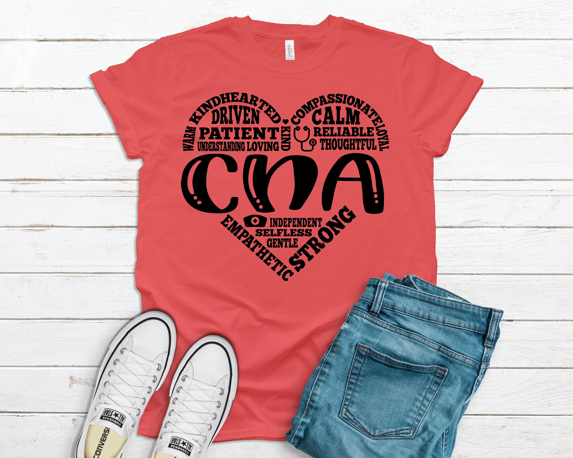 Cna Certified Nursing Assistant Nurse T Cna Shirt Etsy
