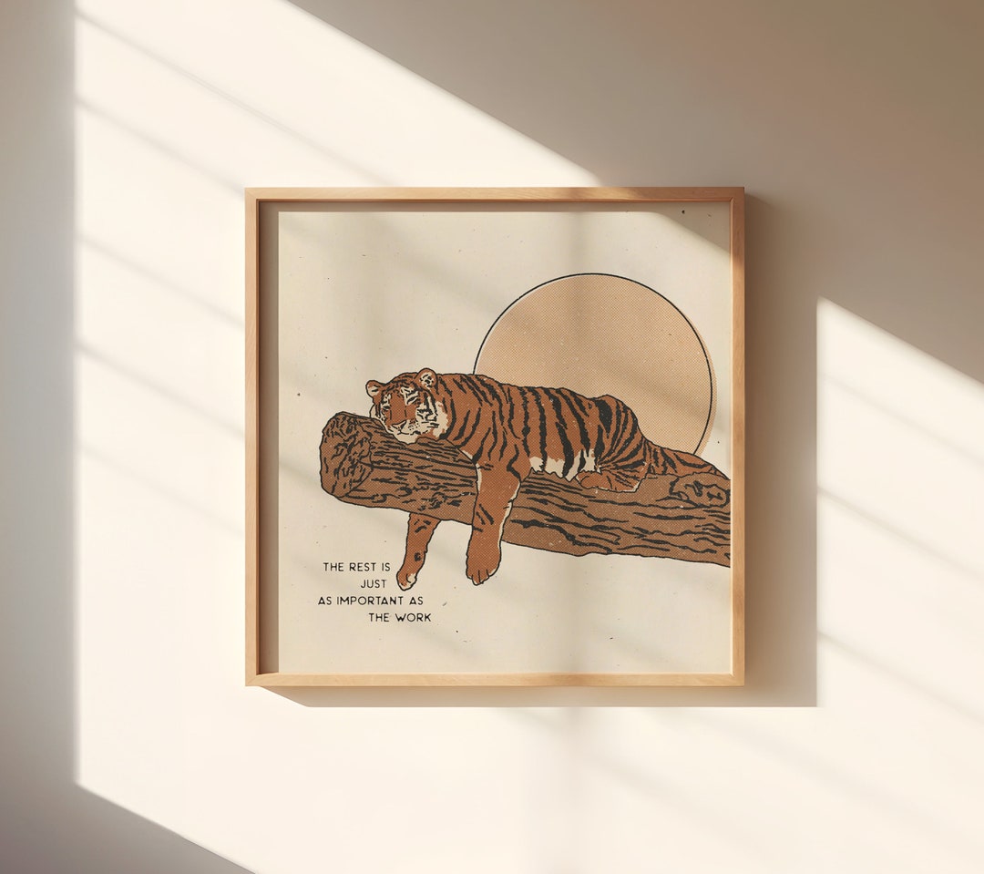 Rest || Art Print || Vintage Inspired Art || Inspirational Art || Boho ...