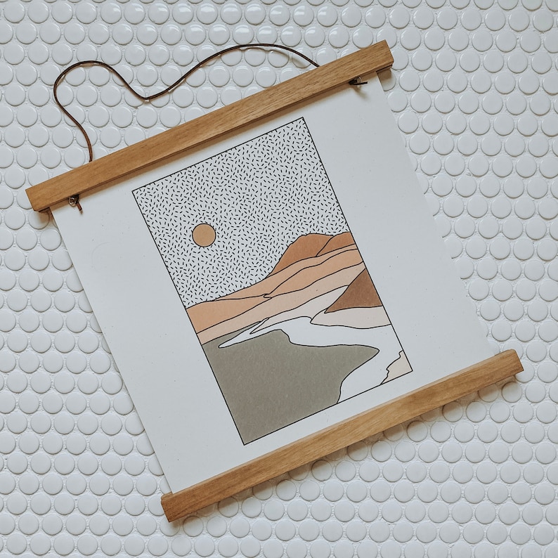 13 Magnetic Teak Wood Frame | Etsy