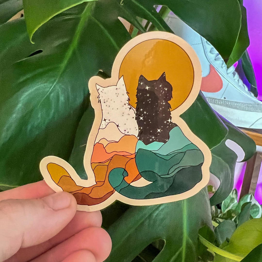 Chasing Tails Sticker - Etsy