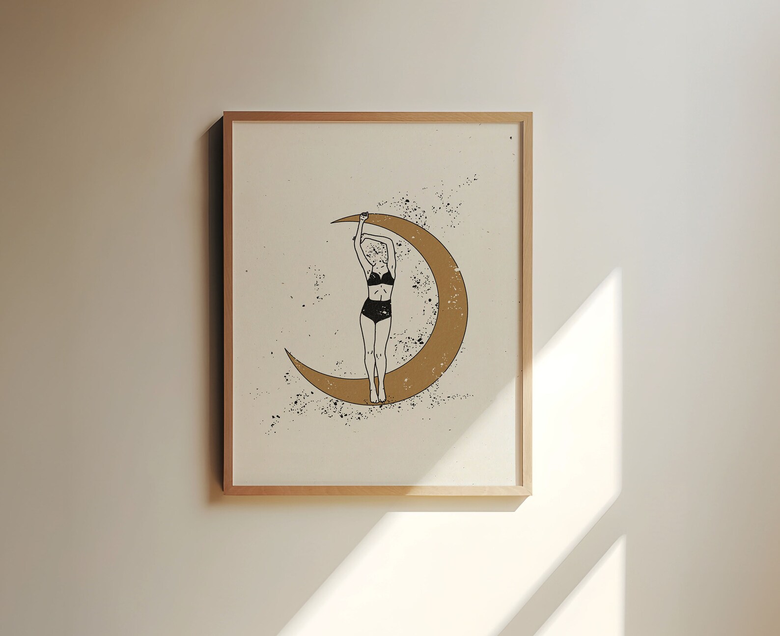 Be Like the Moon || Art Print || Vintage Inspired Art || Inspirational ...