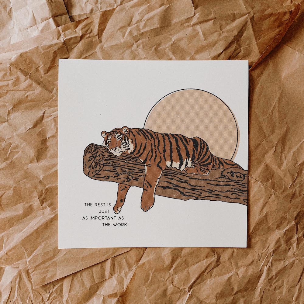 Rest Art Print Vintage Inspired Art Inspirational Art - Etsy