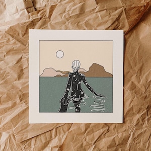 Follow Me || Art Print || Vintage Inspired Art || Inspirational Art ...