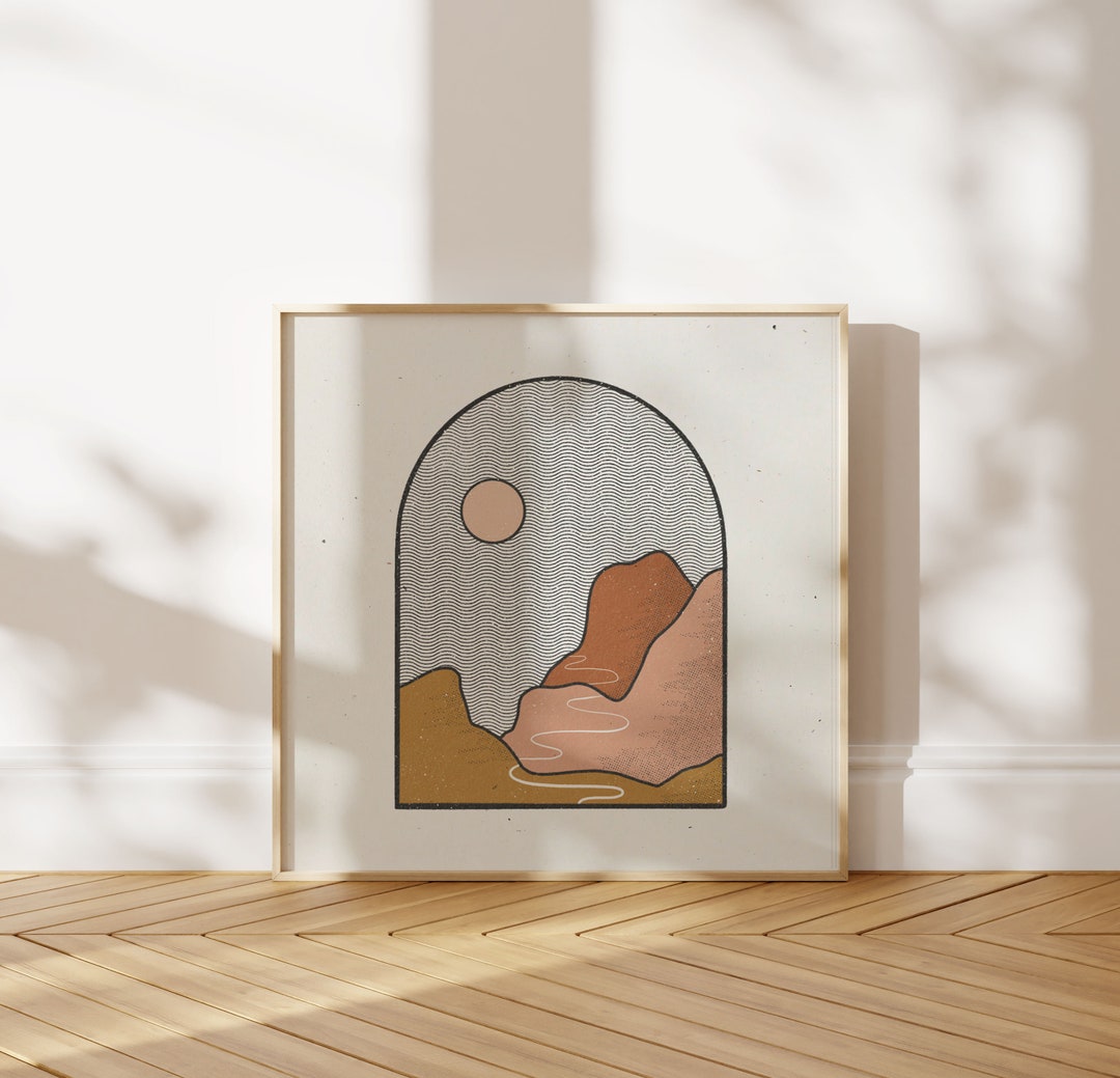 Desert Path || Art Print || Vintage Inspired Art || Inspirational Art ...
